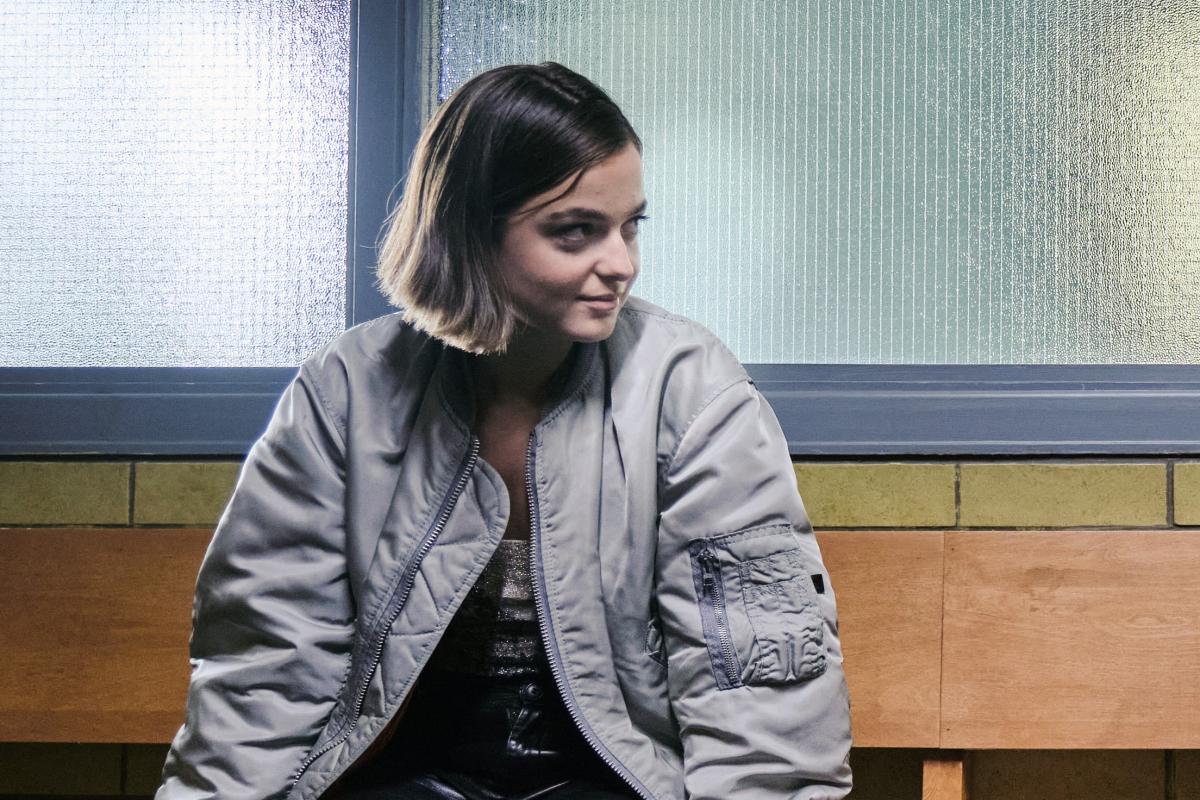 Celine Buckens as Talitha Campbell in Showtrial (credit World ...